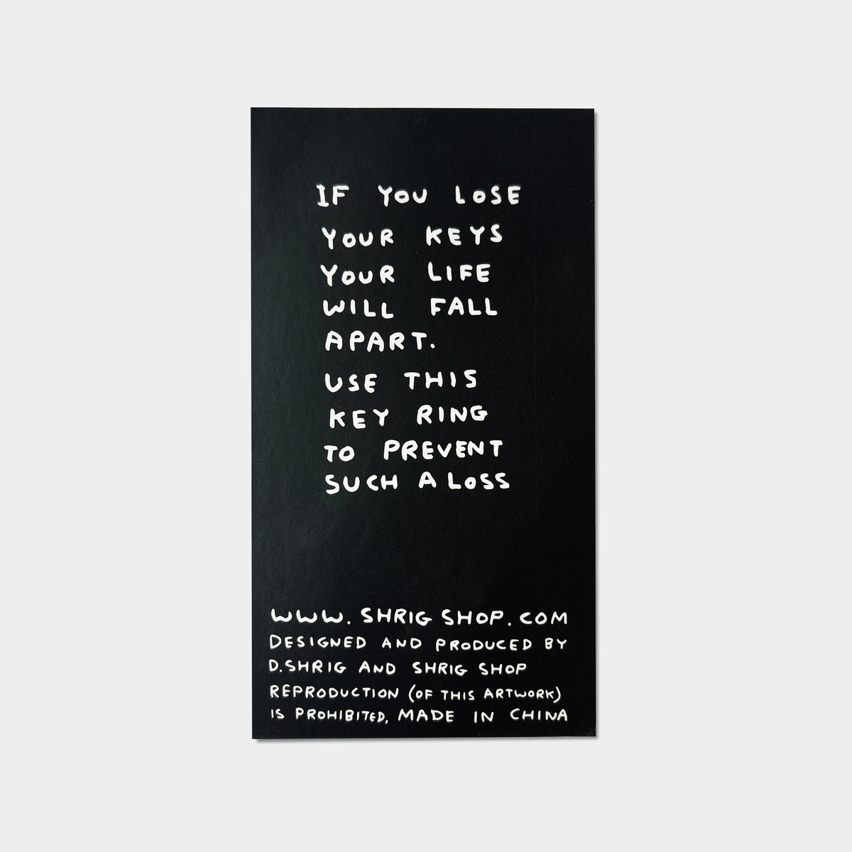 David Shrigley Keyrings - Everything Is Good – Shrig Shop