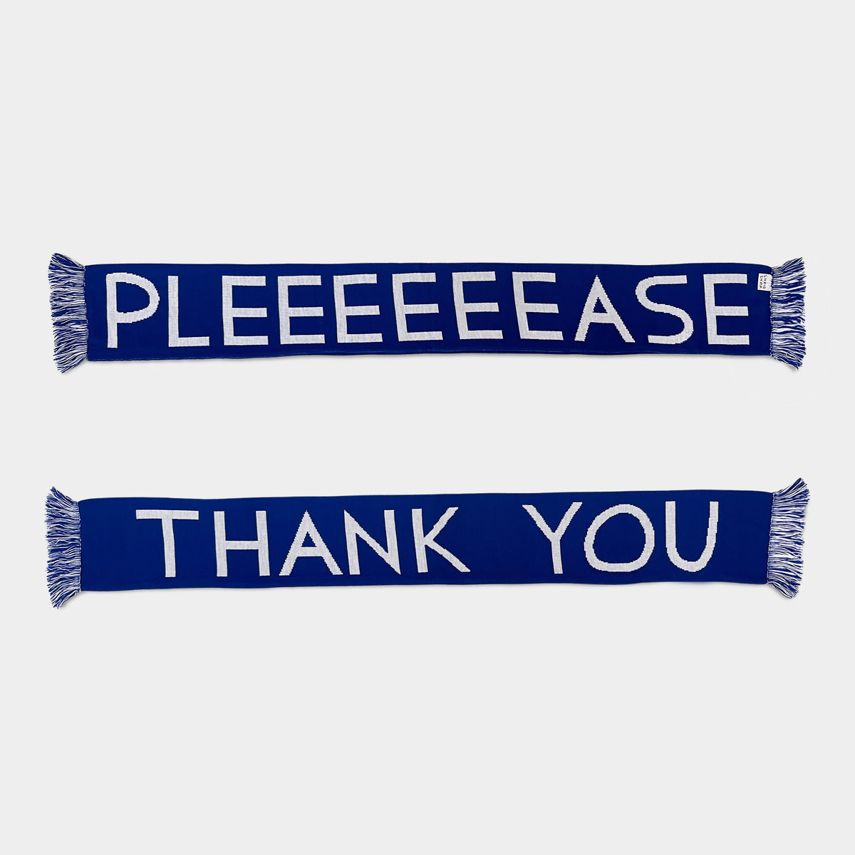 David Shrigley Football Scarves - Red & Blue – Shrig Shop