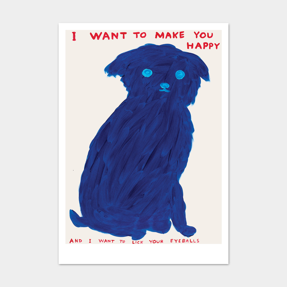 David Shrigley Postcards - I Want To Make You Happy – Shrig Shop
