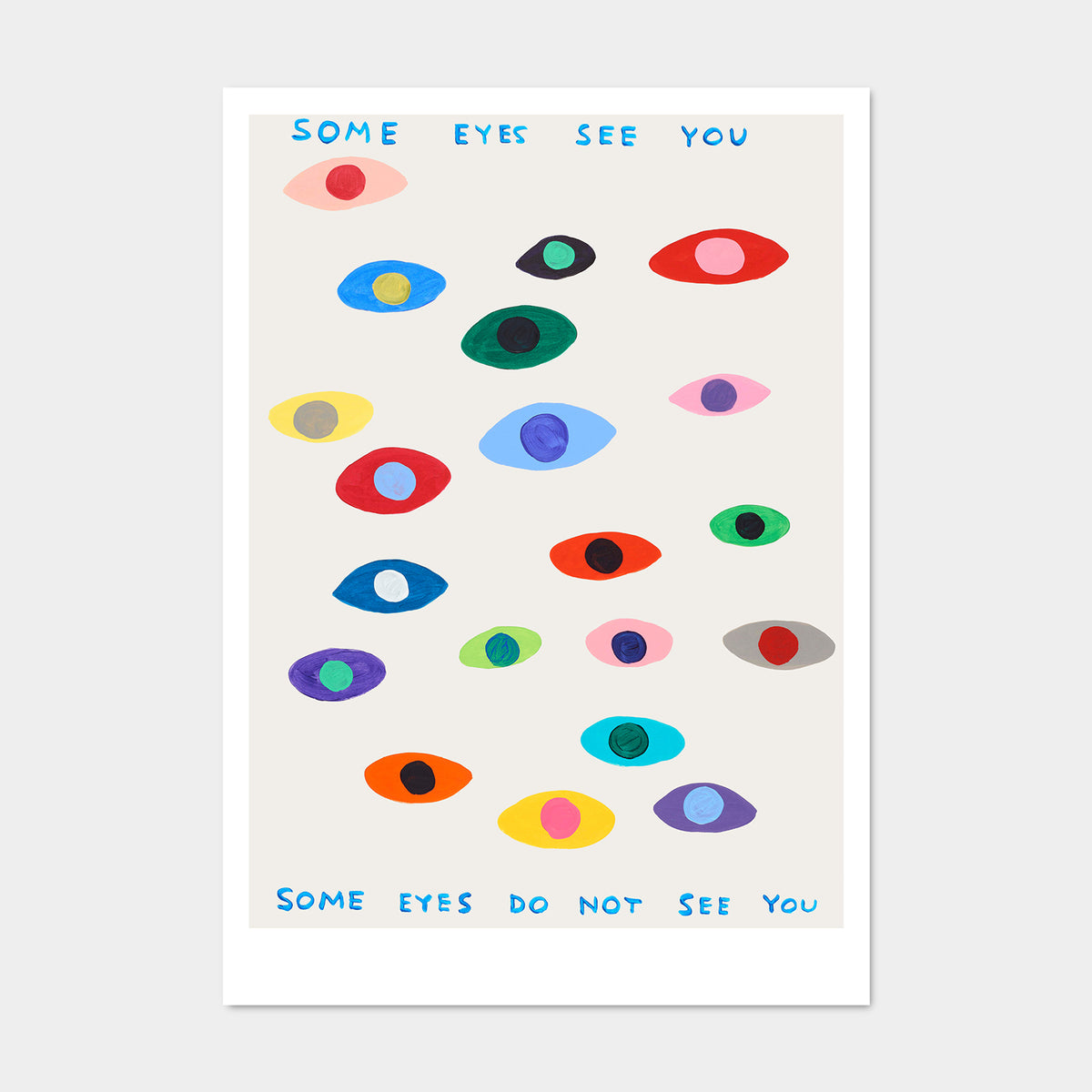 Some Eyes See You – David Shrigley Postcard | Shrig Shop