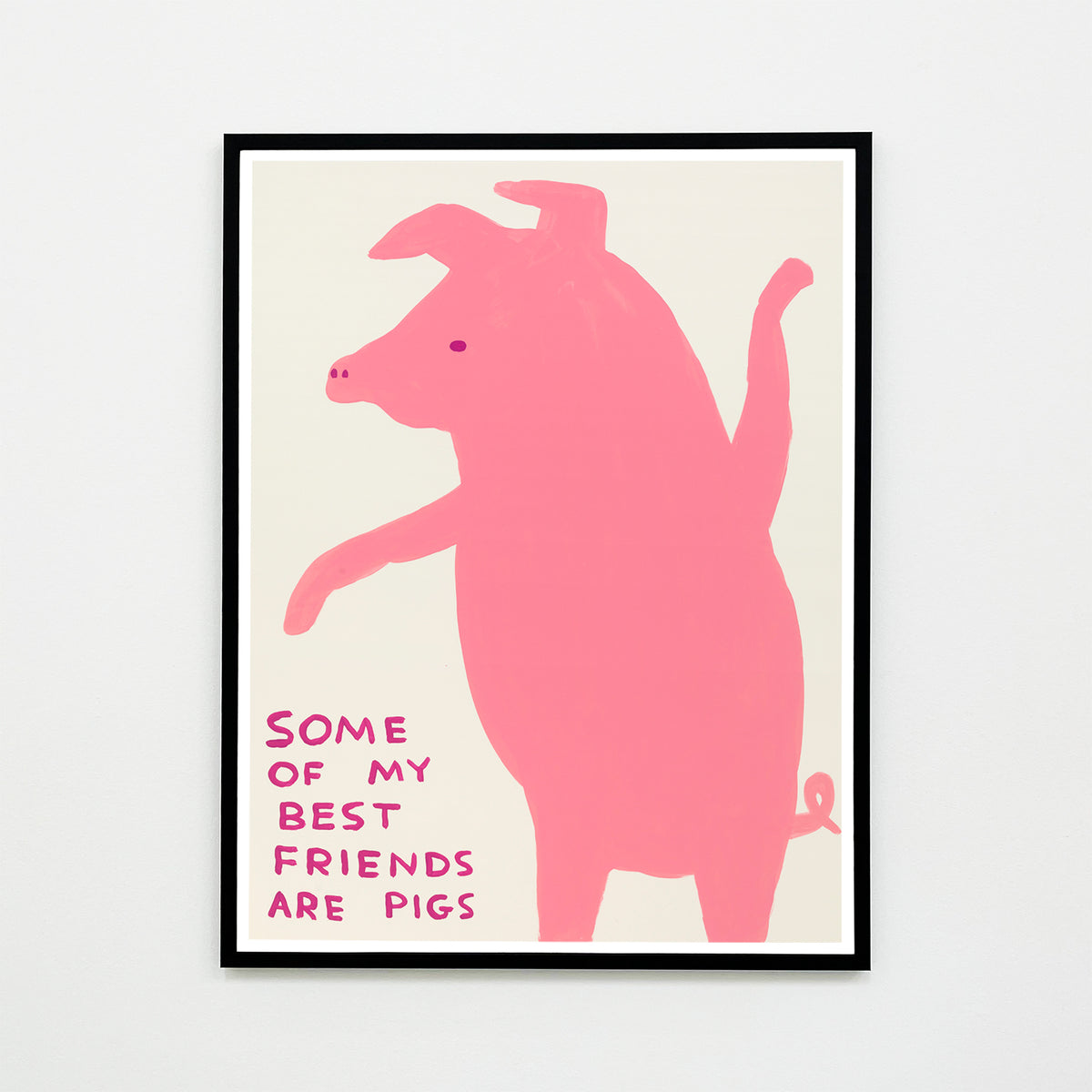 Some of My Best Friends Are Pigs – David Shrigley Poster | Shrig Shop